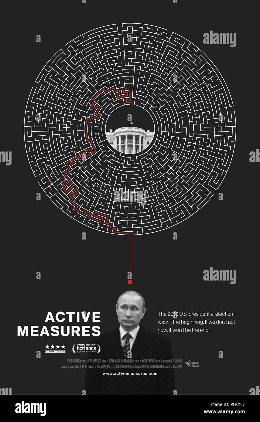 ACTIVE MEASURES, poster, Vladimir Putin, 2018. © Super LTD /Courtesy ...