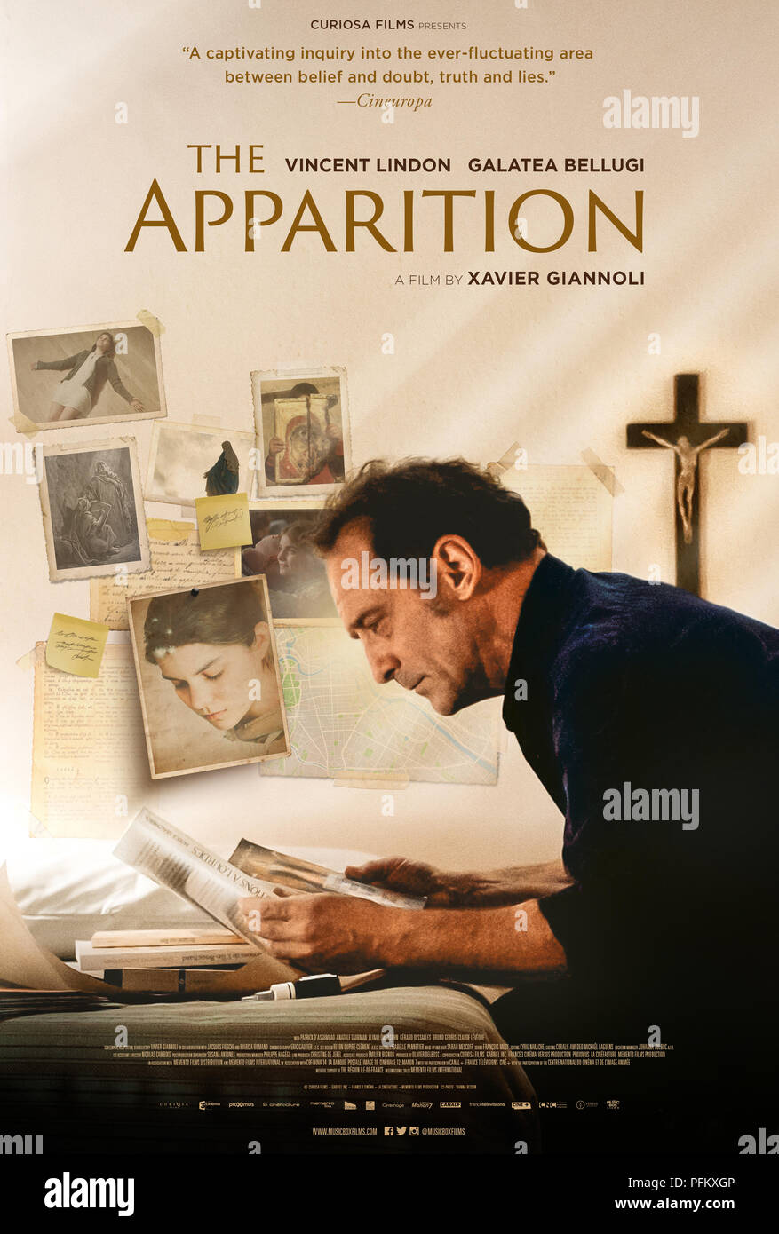 THE APPARITION, (aka L'APPARITION), US poster, Vincent Lindon, 2018 ...