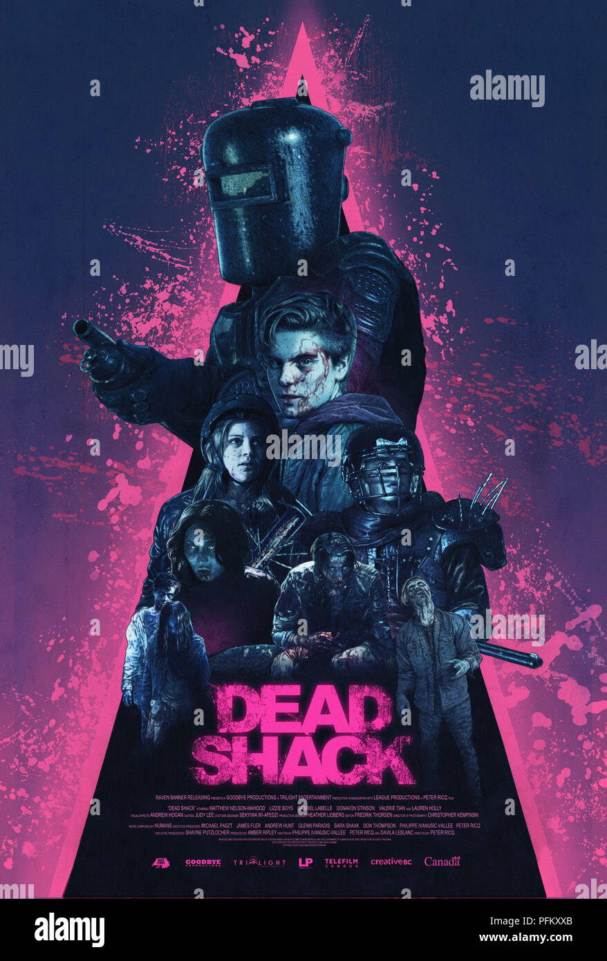 DEAD SHACK, Canadian poster, Lizzie Boys (top left), Valerie Tian (left ...