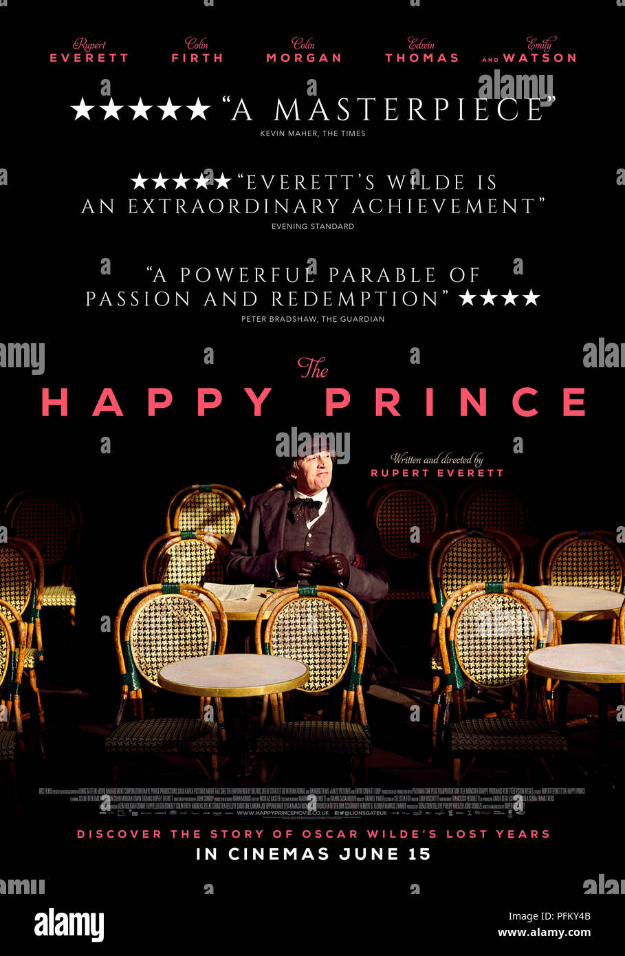 THE HAPPY PRINCE, British poster, Rupert Everett as Oscar Wilde, 2018 ...