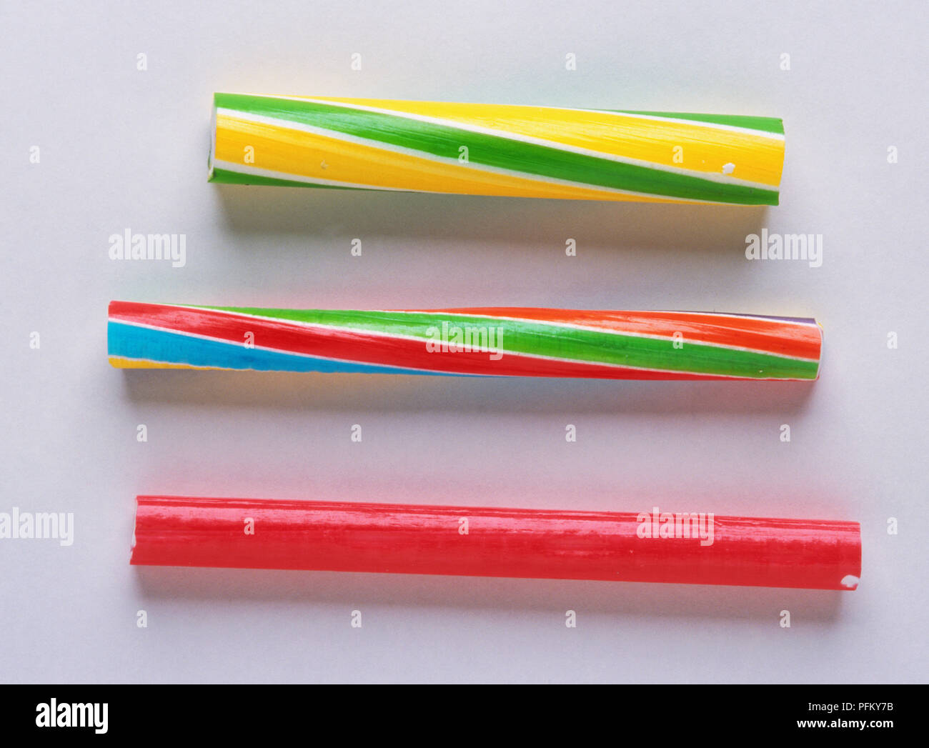 Colourful sticks of rock hi-res stock photography and images - Alamy