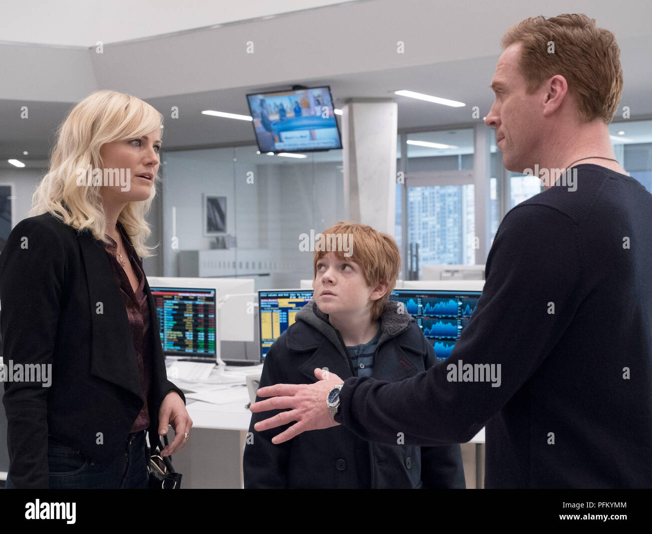 BILLIONS, from left: Malin Akerman, Jack Gore, Damian Lewis, 'All The ...