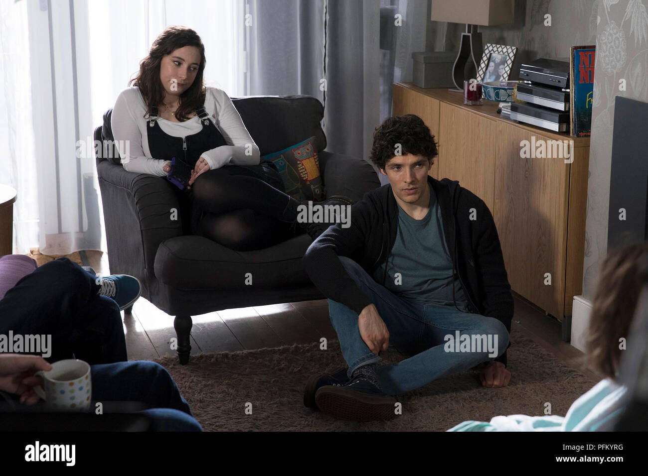 HUMANS, from left: Lucy Carless, Colin Morgan, (Season 3, ep. 305 ...