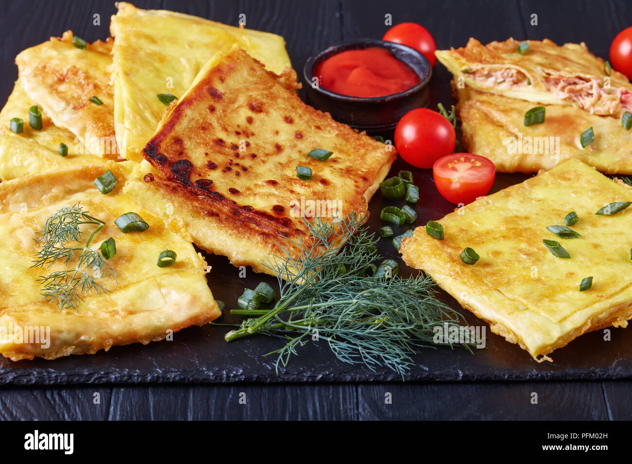Pan fried stuffed bread hi-res stock photography and images - Alamy
