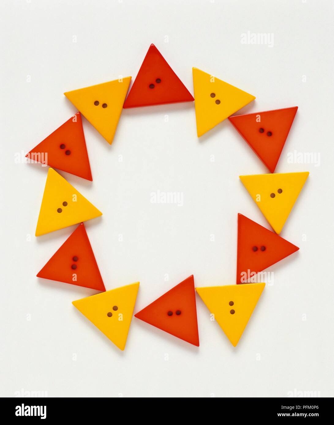 Triangular buttons hi-res stock photography and images - Alamy