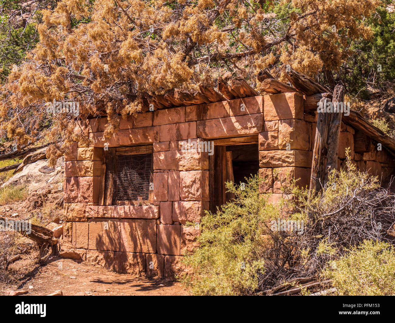Rock Creek Ranch, Desolation Canyon north of Green River, Utah Stock ...