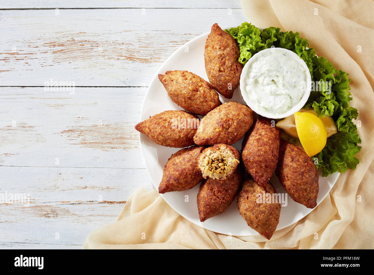 Lebanese kibbeh hi-res stock photography and images - Alamy