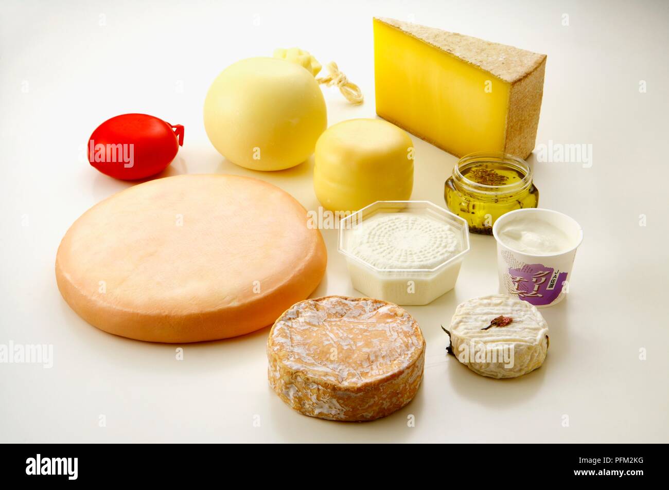 Selection of cheeses produced in Japan, including Kachokabaro, Robiola ...