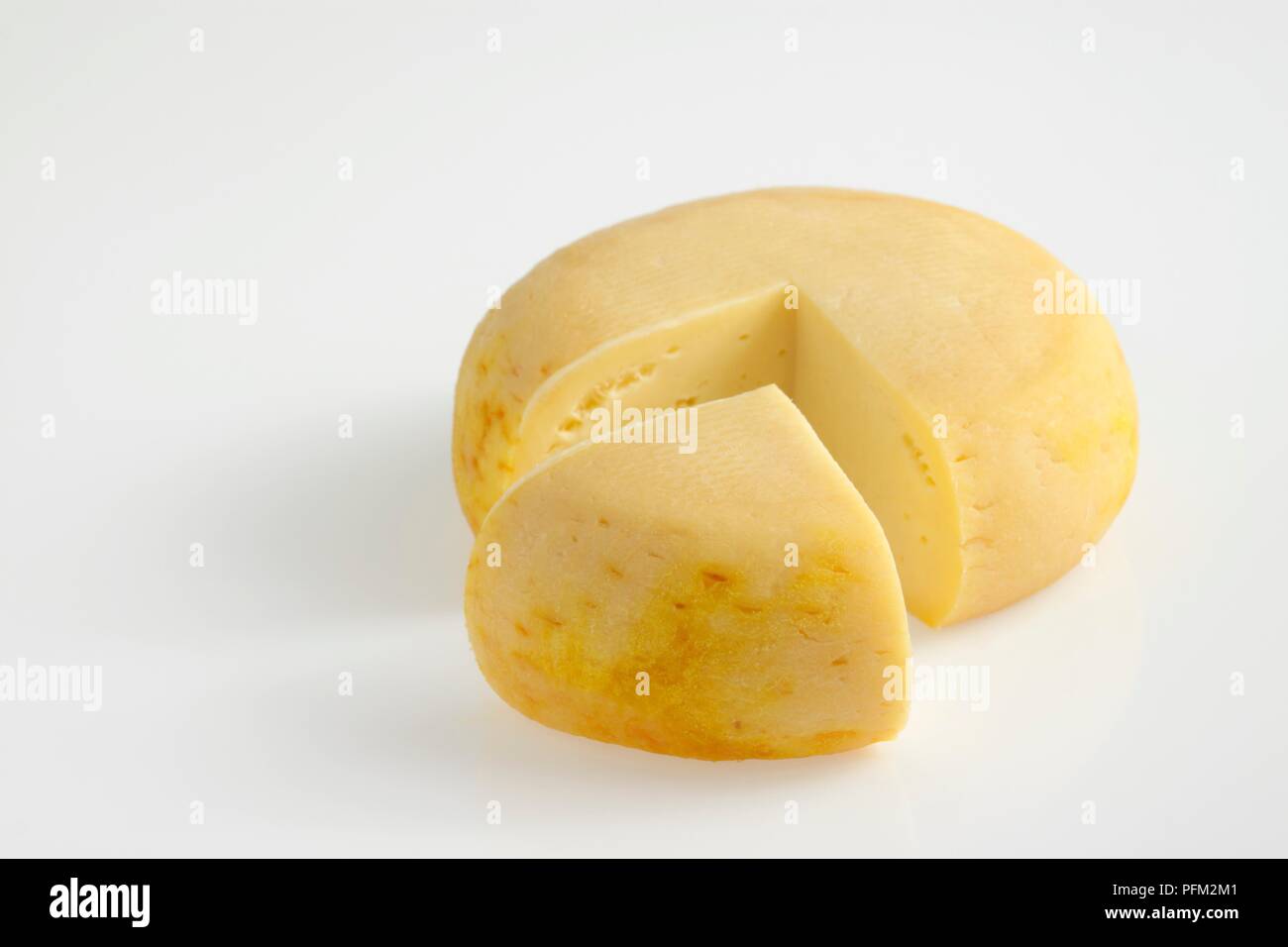 French Cure Nantais, cow's milk cheese Stock Photo - Alamy