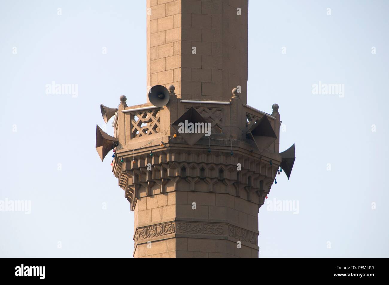 Egypt, Cairo, loudspeaker on a minaret of a mosque Stock Photo - Alamy