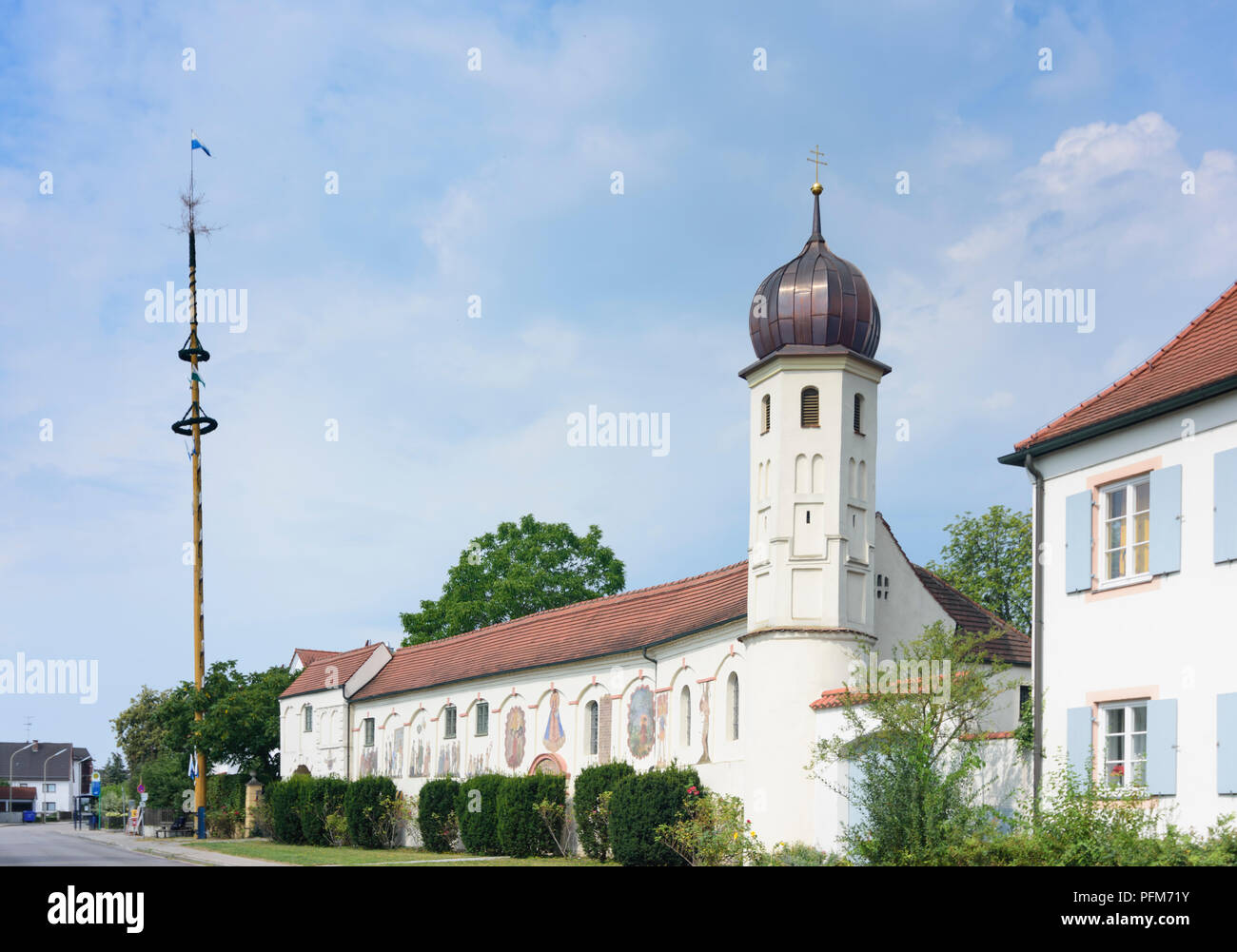 Olching: castle and chaple (Schloss and Schlosskapelle) in Esting ...