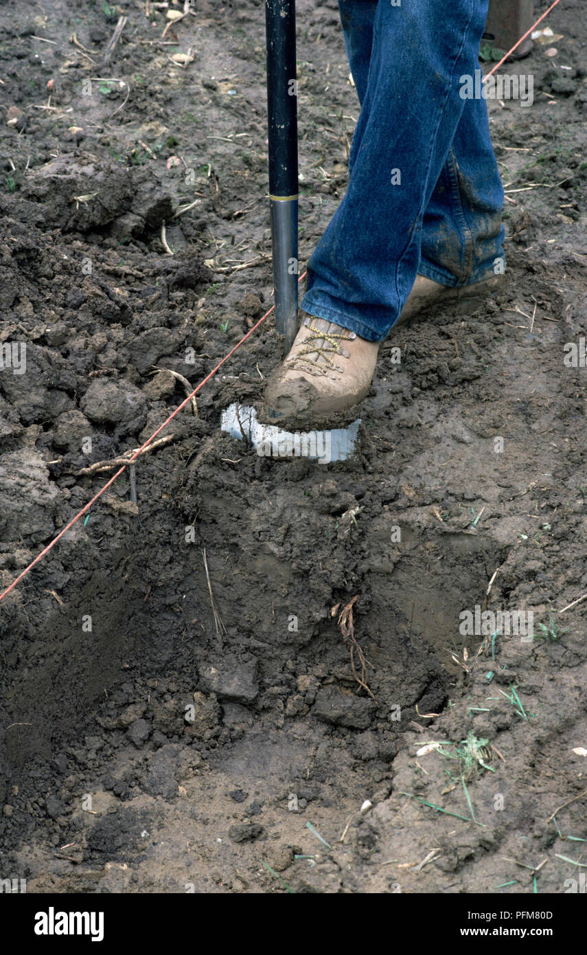 Trench digging hi-res stock photography and images - Alamy