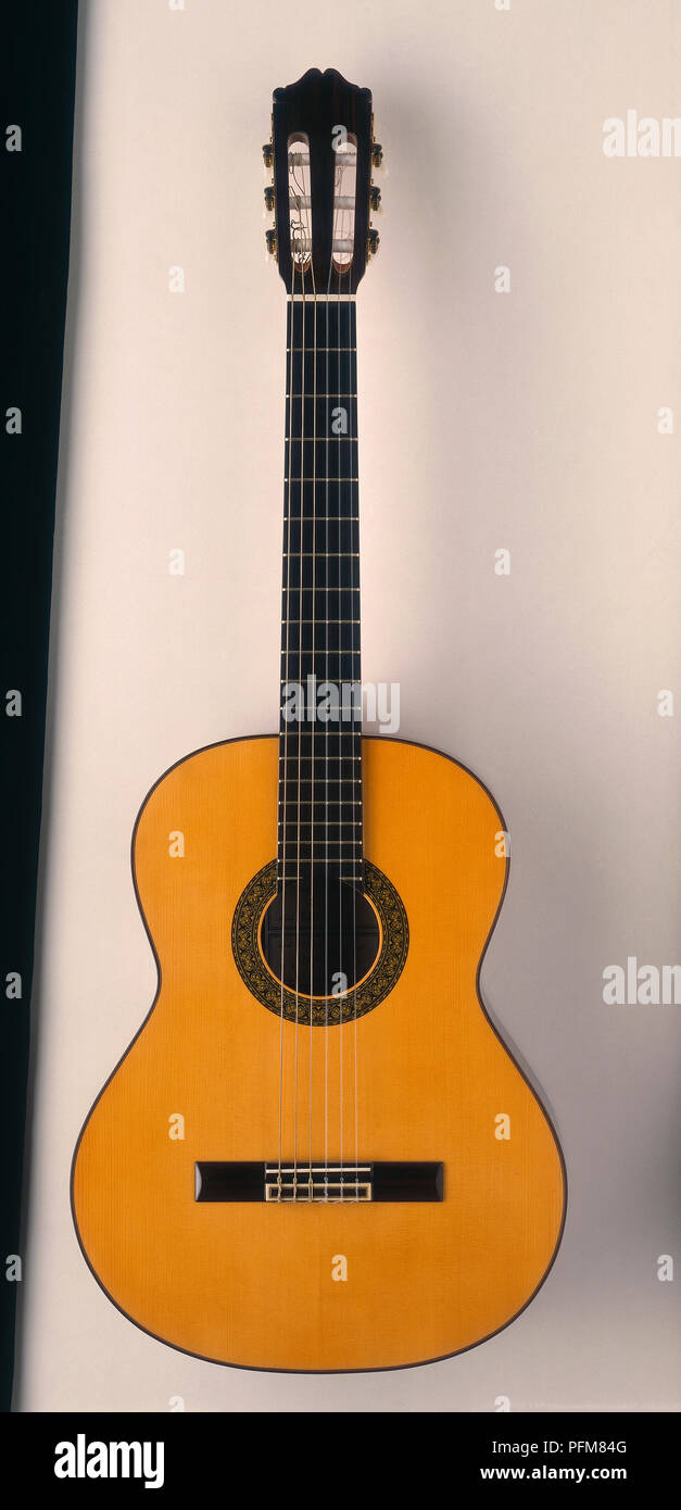 Classical Guitar, front view Stock Photo - Alamy