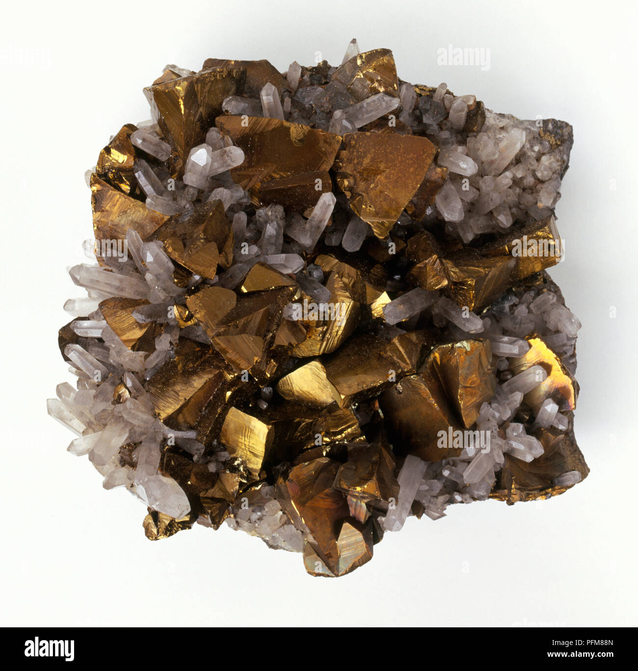 Chalcopyrite crystals hi-res stock photography and images - Alamy