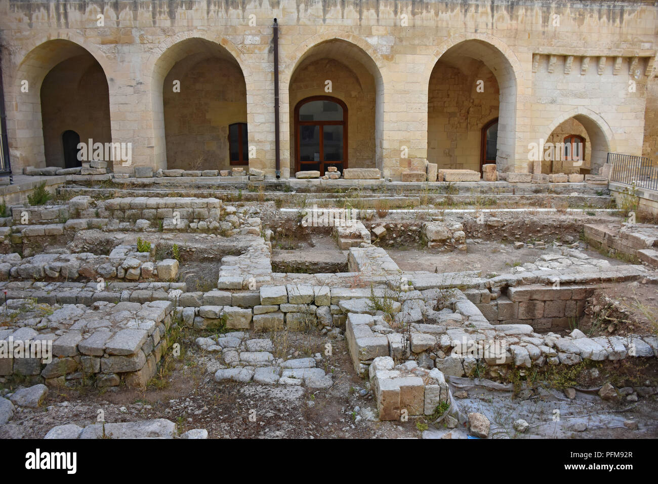 Italy, Lecce, 12th century medieval castle, exteriors, interiors and ...