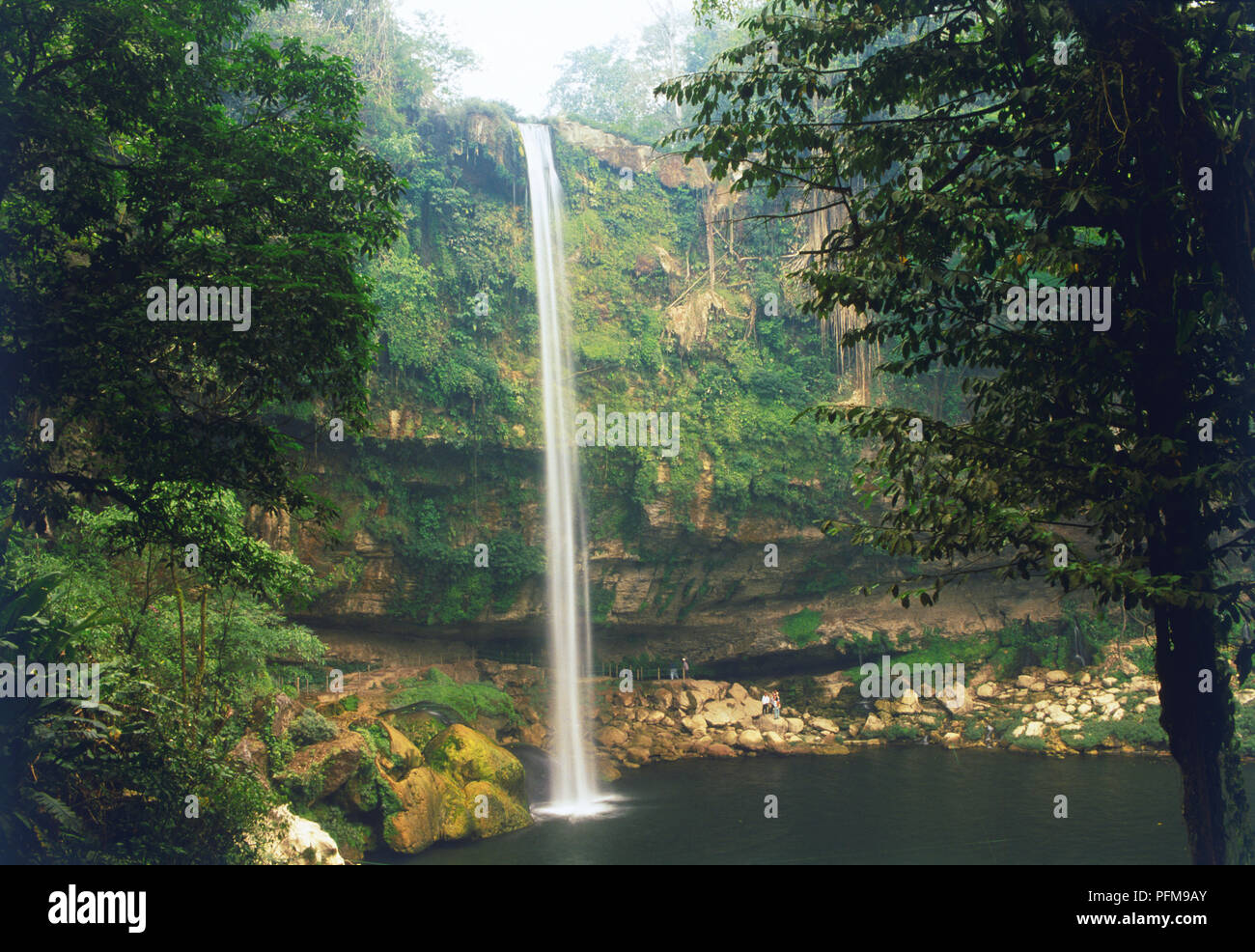 Mexico, Chiapas, Misol Ha waterfall Stock Photo - Alamy