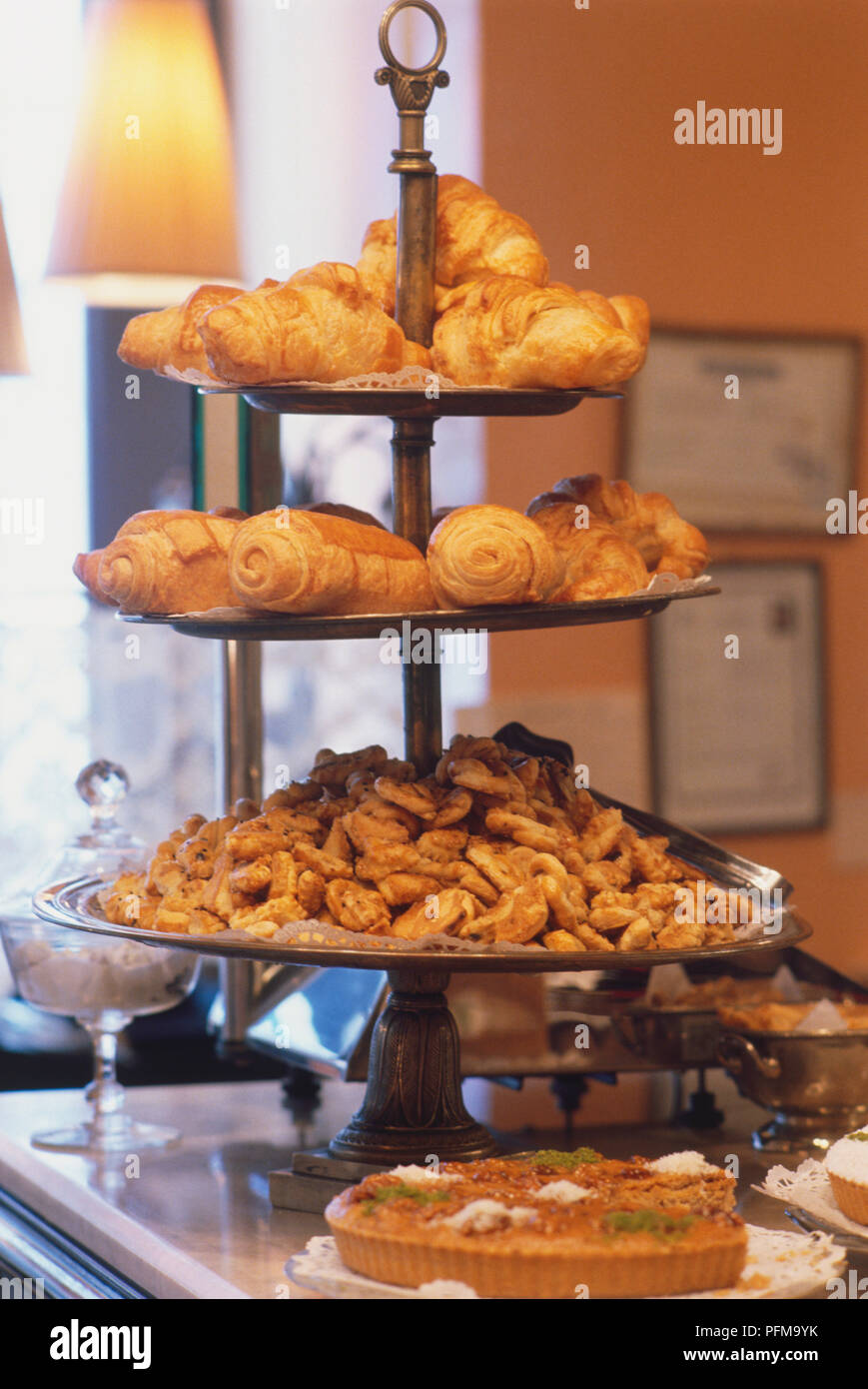 Pastries and stand hi-res stock photography and images - Alamy