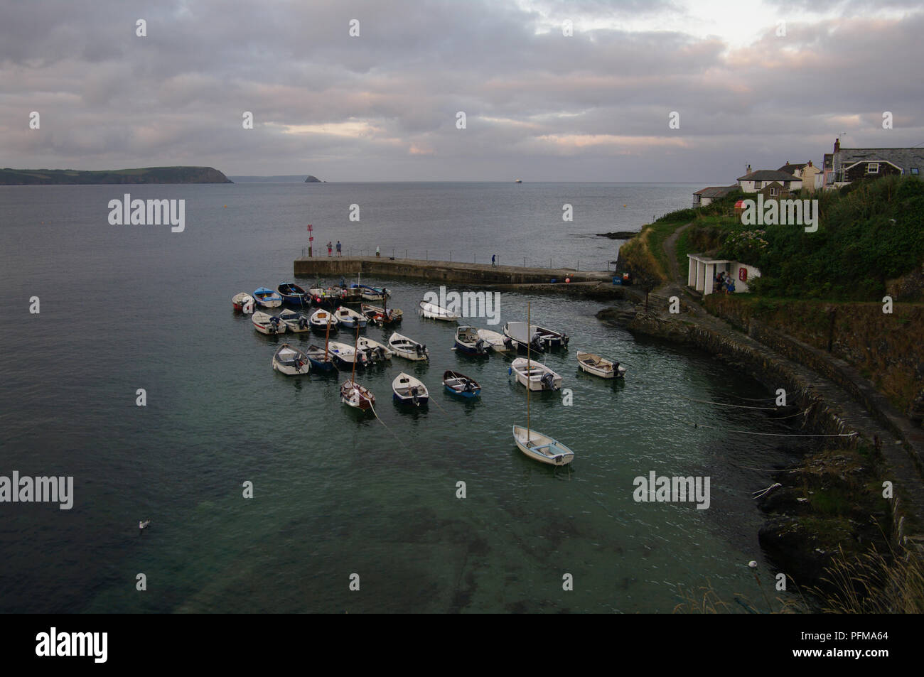 Portscatho Harbour, Cornwall Stock Photo - Alamy