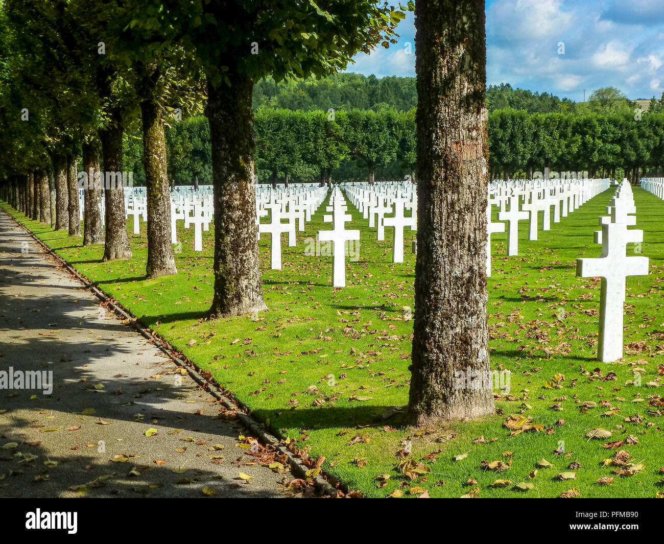 american military cemetary at Romagne sous Montfaucon in Argonne ...