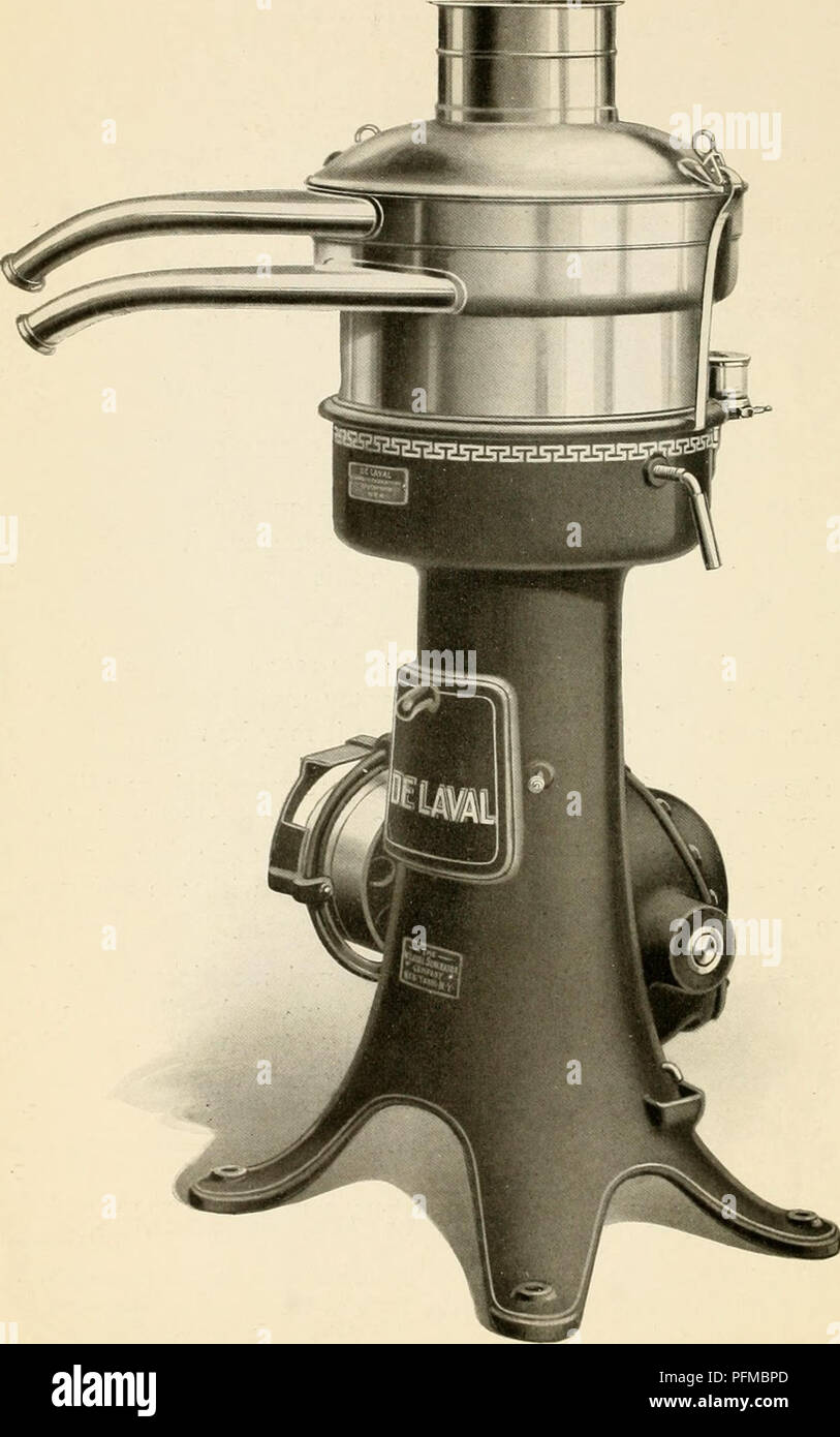 The De Laval whey separator is an industrial machine used to separate ...