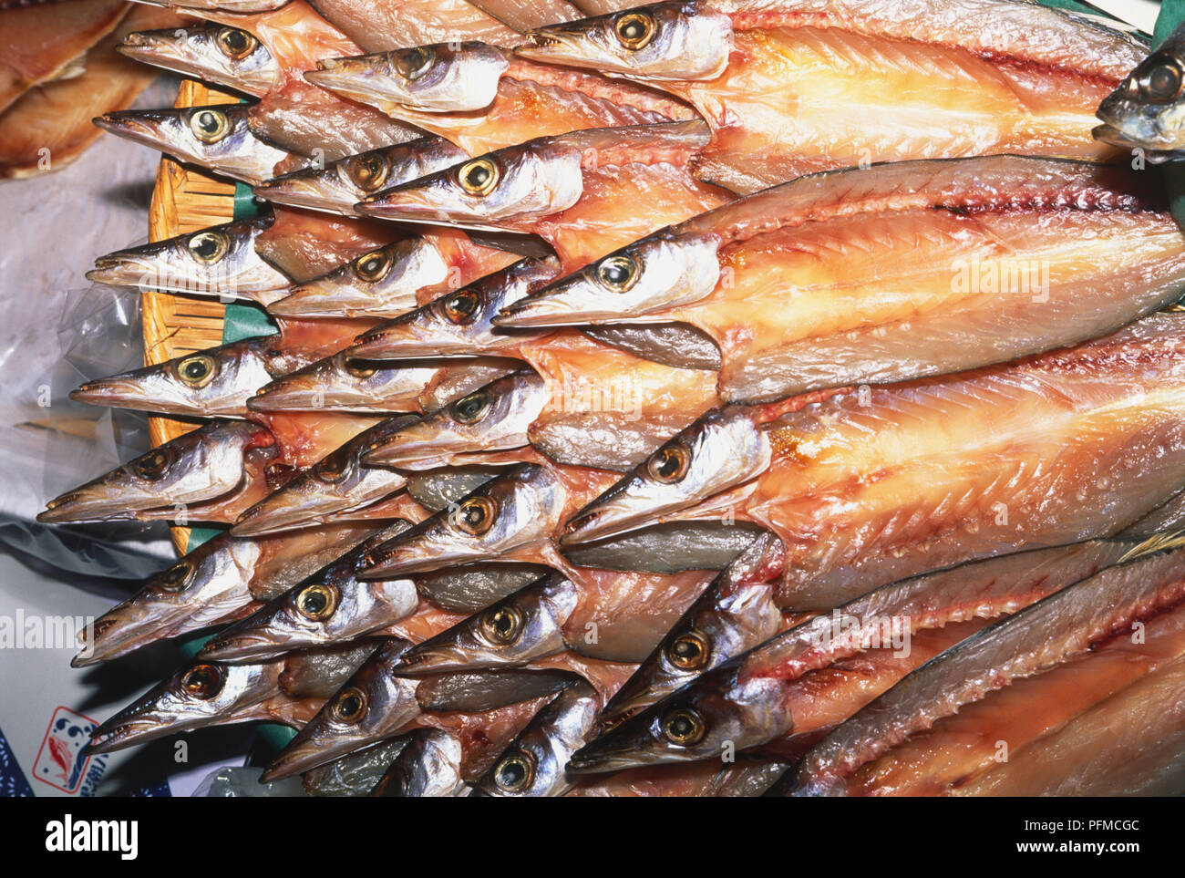 Japan, Kochi, skinned fish displayed at street market Stock Photo - Alamy