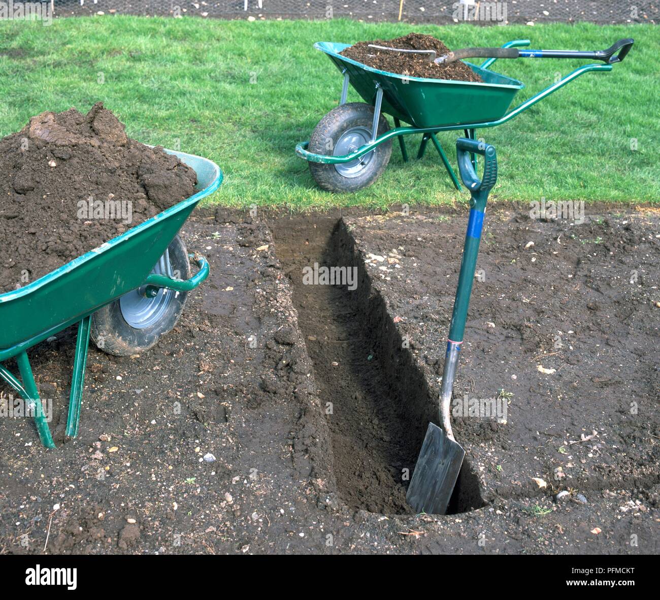 Trench preparation hi-res stock photography and images - Alamy