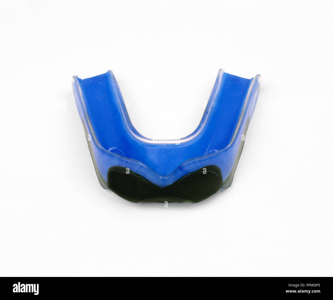 Blue sports mouthguard Stock Photo - Alamy
