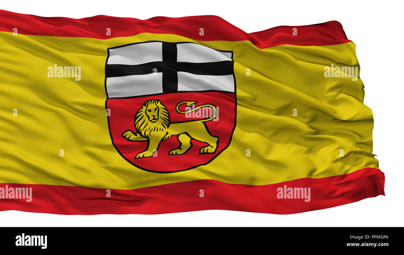 Bonn City Flag, Germany, Isolated On White Background Stock Photo - Alamy