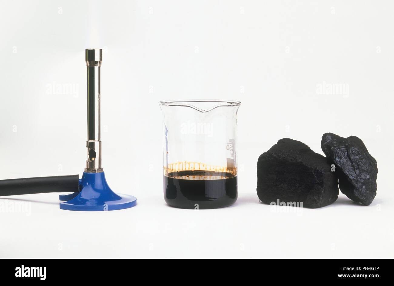 Beaker And Bunsen Burner