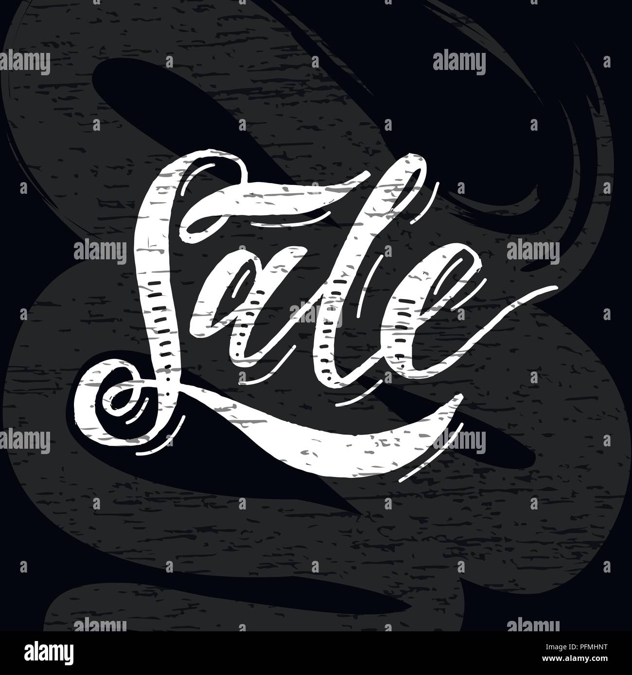 Sale lettering Calligraphy Brush Text Holiday Vector Chalkboard ...