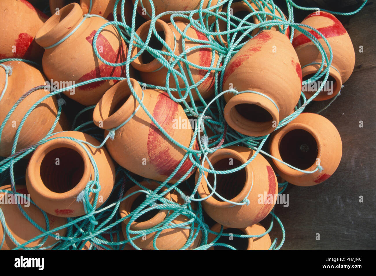 Octopus pots hi-res stock photography and images - Alamy