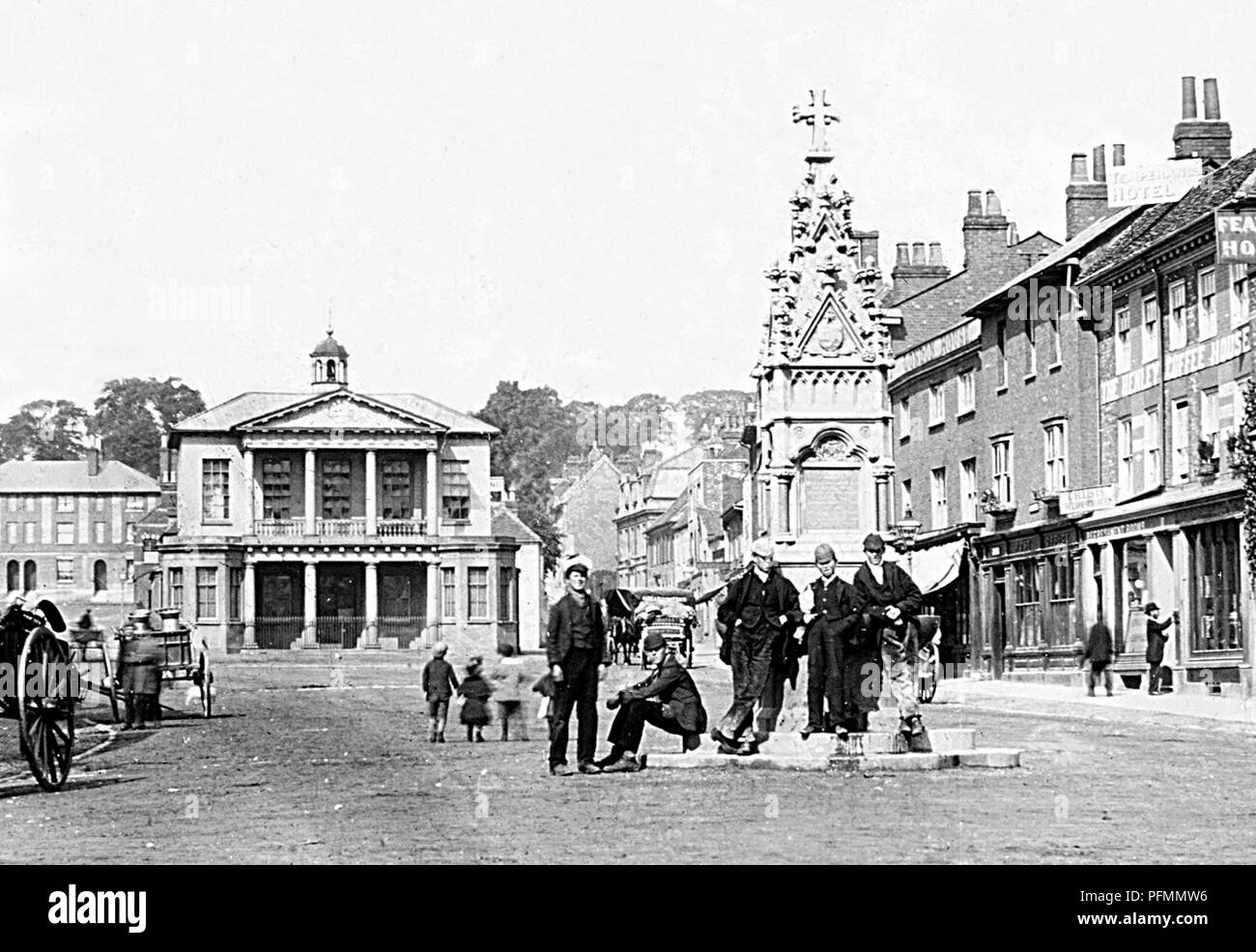 Victorian market place hi-res stock photography and images - Alamy