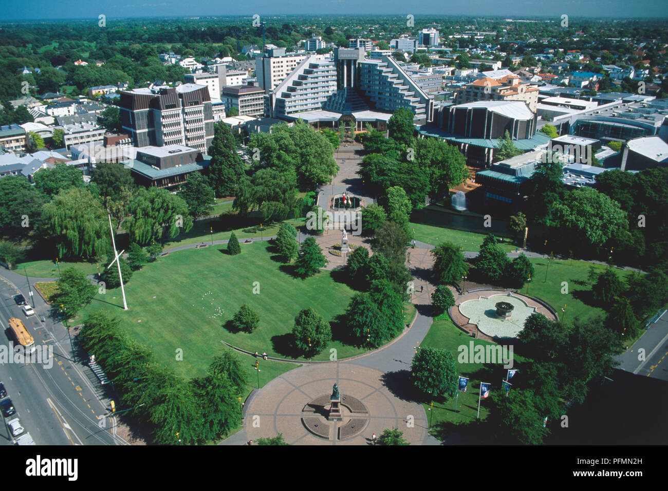 Fountain victoria square christchurch new hi-res stock photography and ...