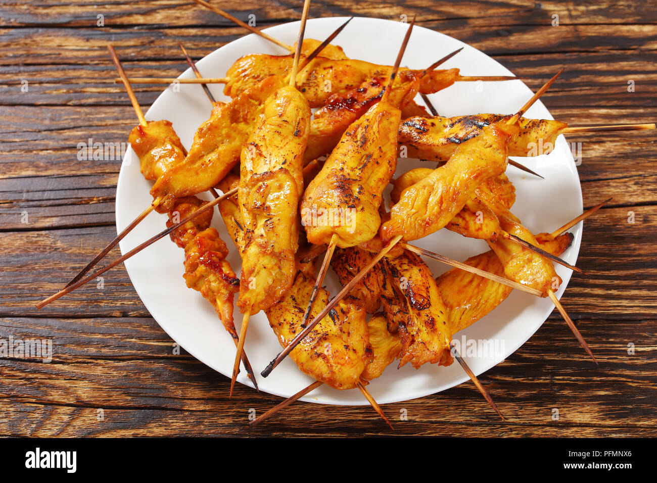 Chicken satay recipe hi-res stock photography and images - Alamy