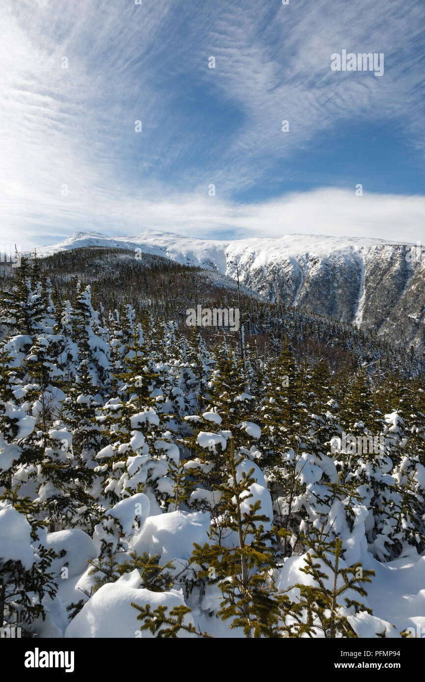 King Ravine from a high point off of the Airline Trail during the ...