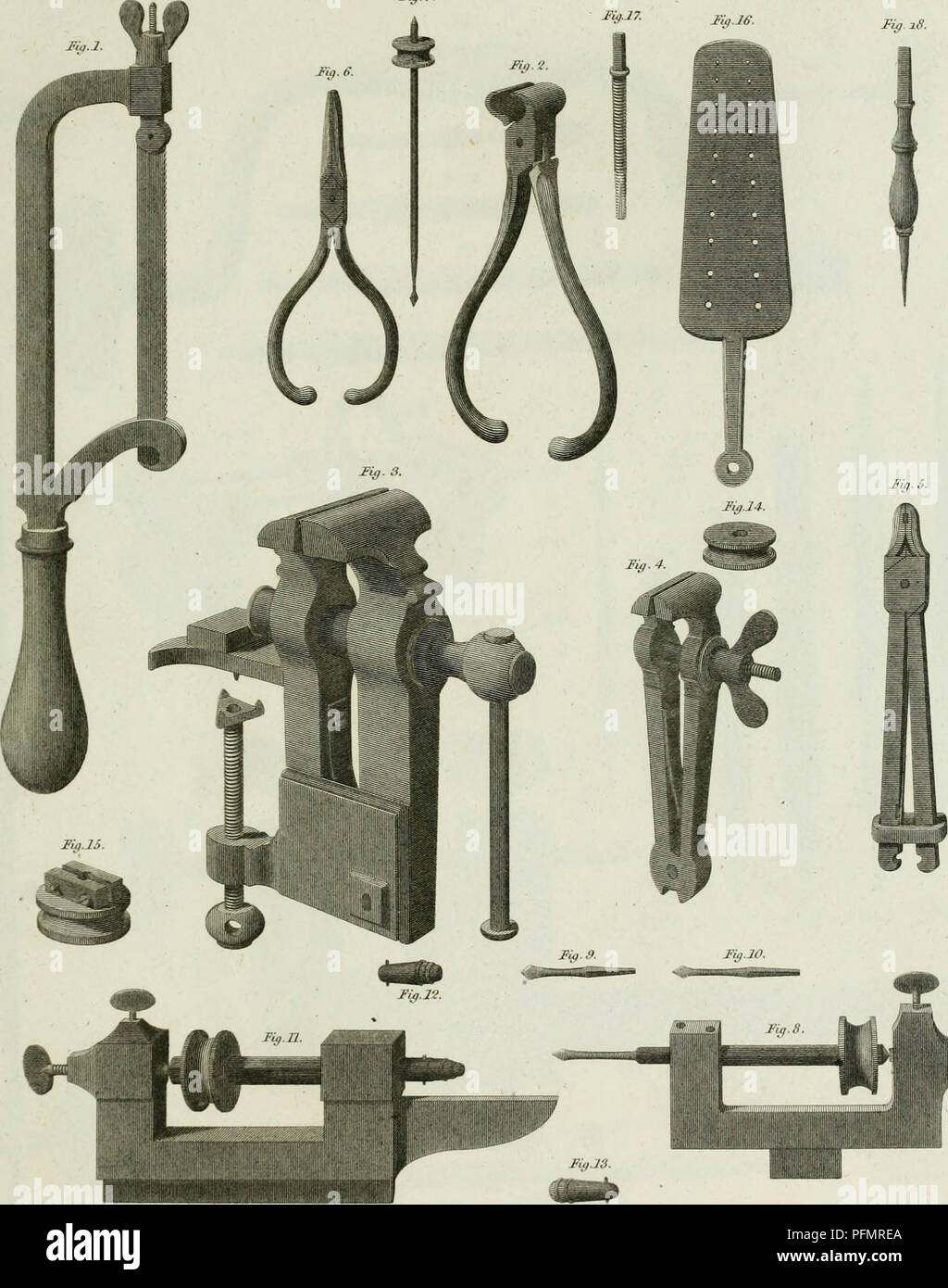 This encyclopedia includes a variety of illustrations, including tools ...