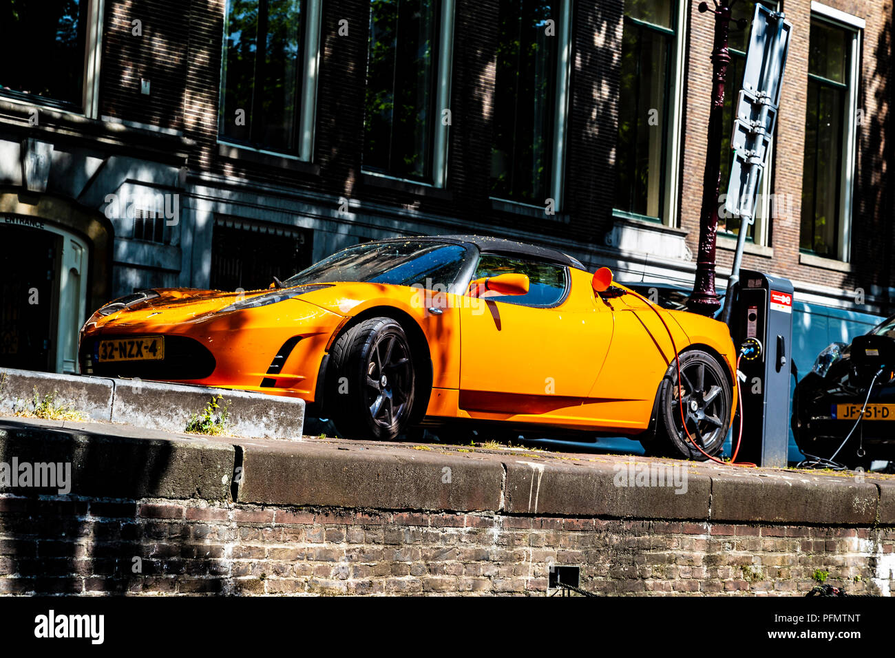 Tesla amsterdam hi-res stock photography and images - Alamy