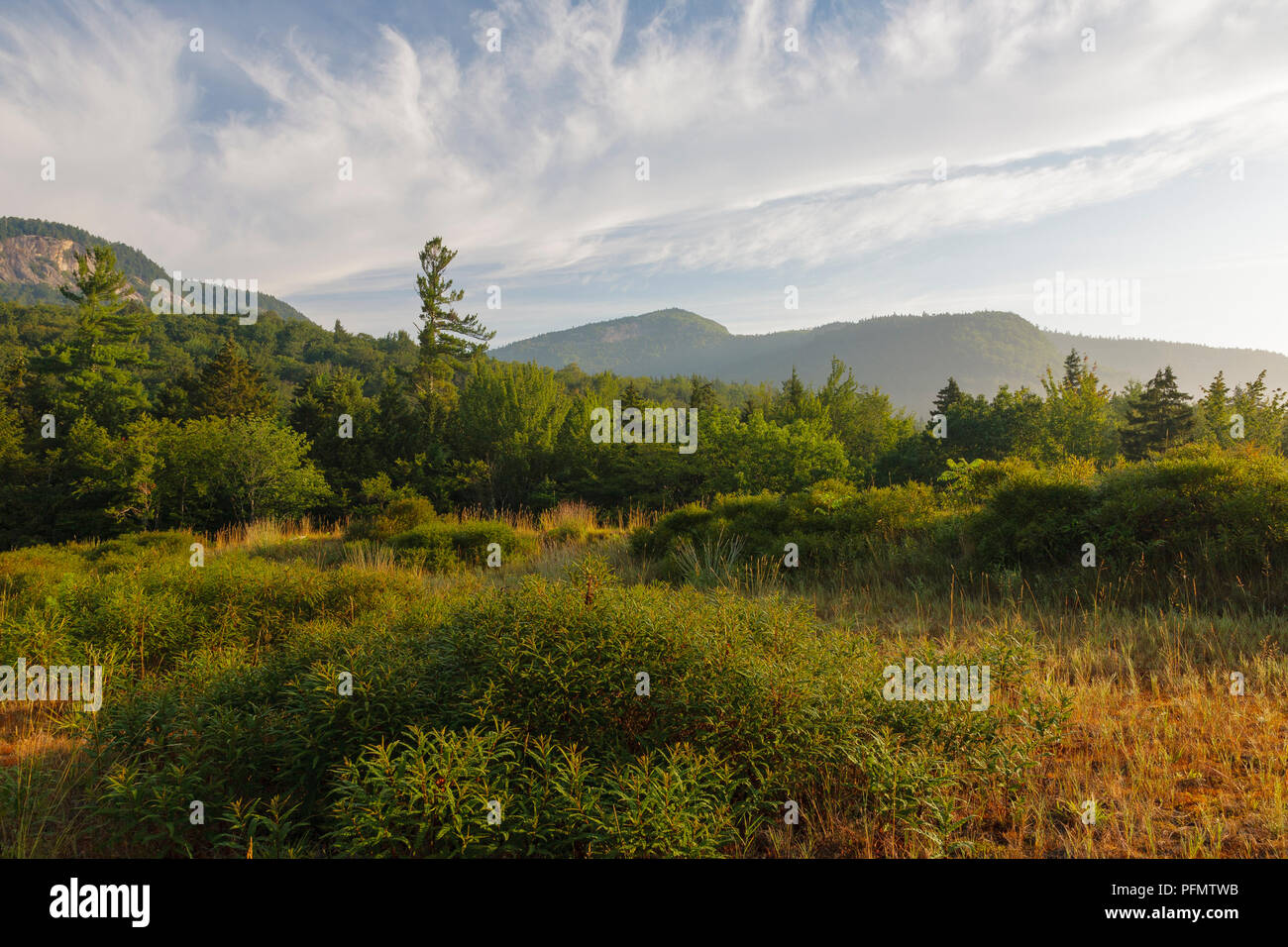 Table Mountain from along the Kancamagus Highway (Route 112), which is ...