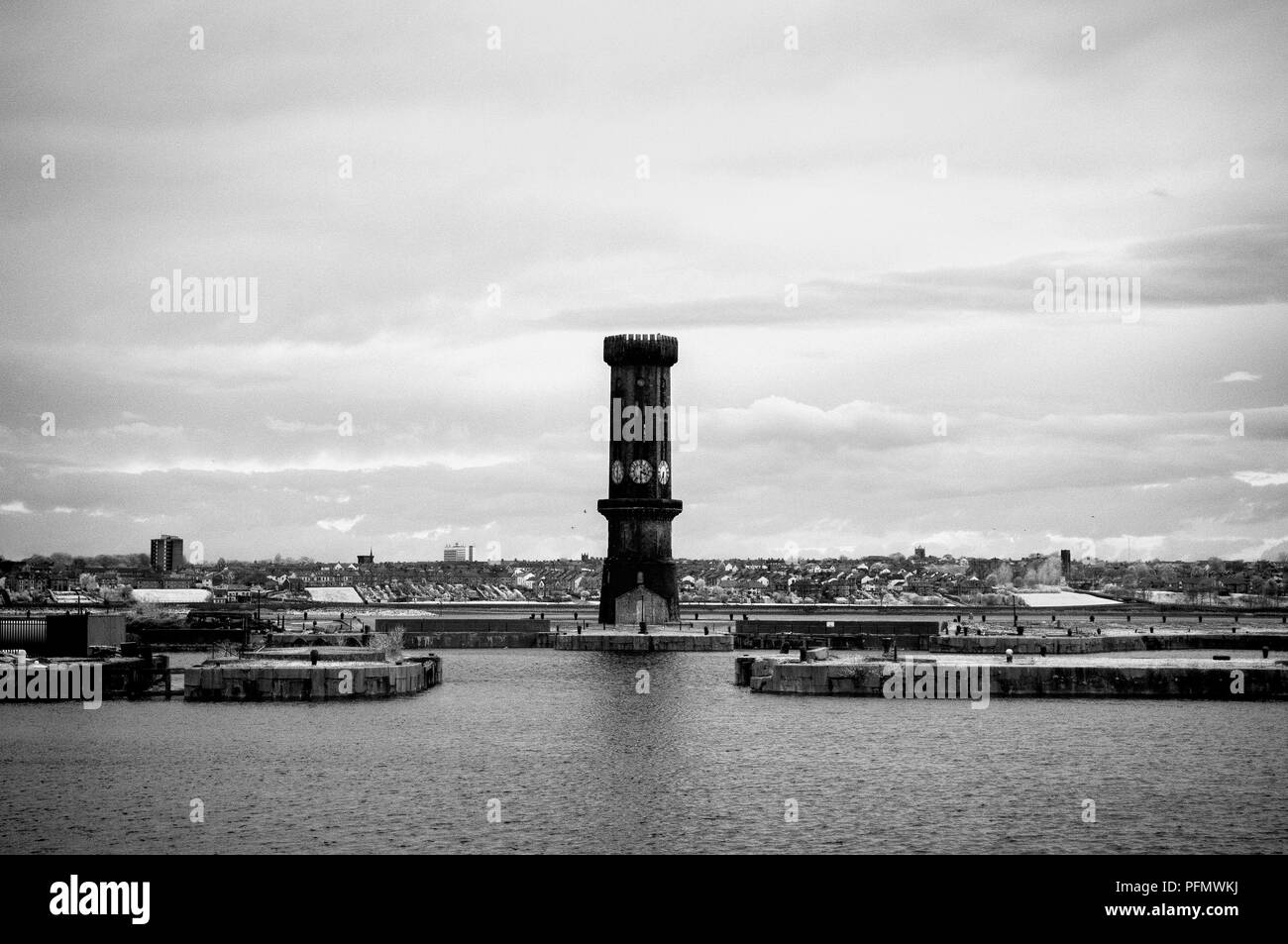 Victoria Tower, Liverpool Docks Stock Photo - Alamy