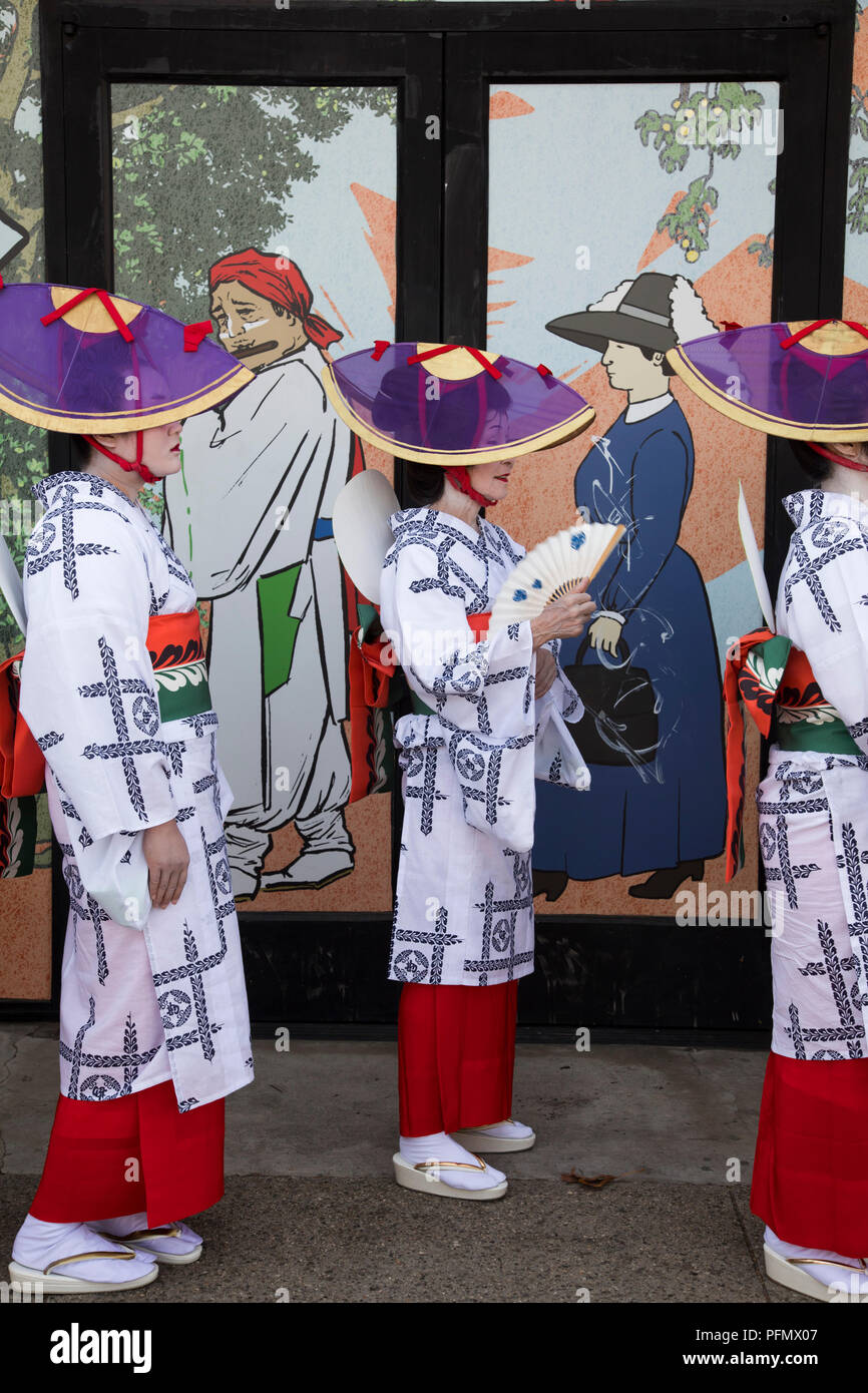 Nisei Week Grand Parade, Japan Town, Los Angeles, California, USA Stock ...