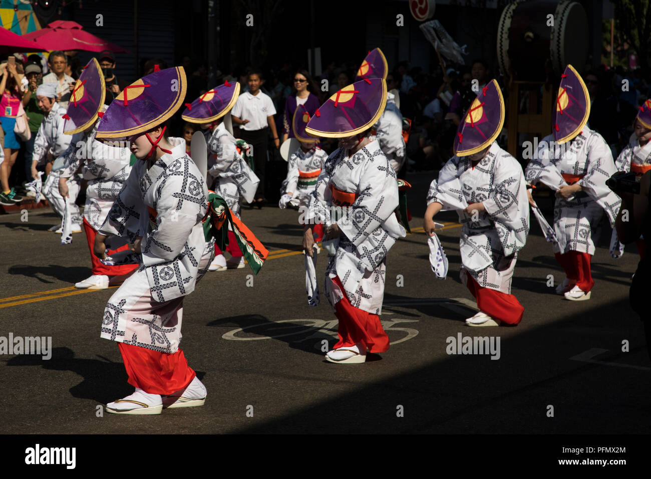 Nisei Week Grand Parade, Japan Town, Los Angeles, California, USA Stock ...
