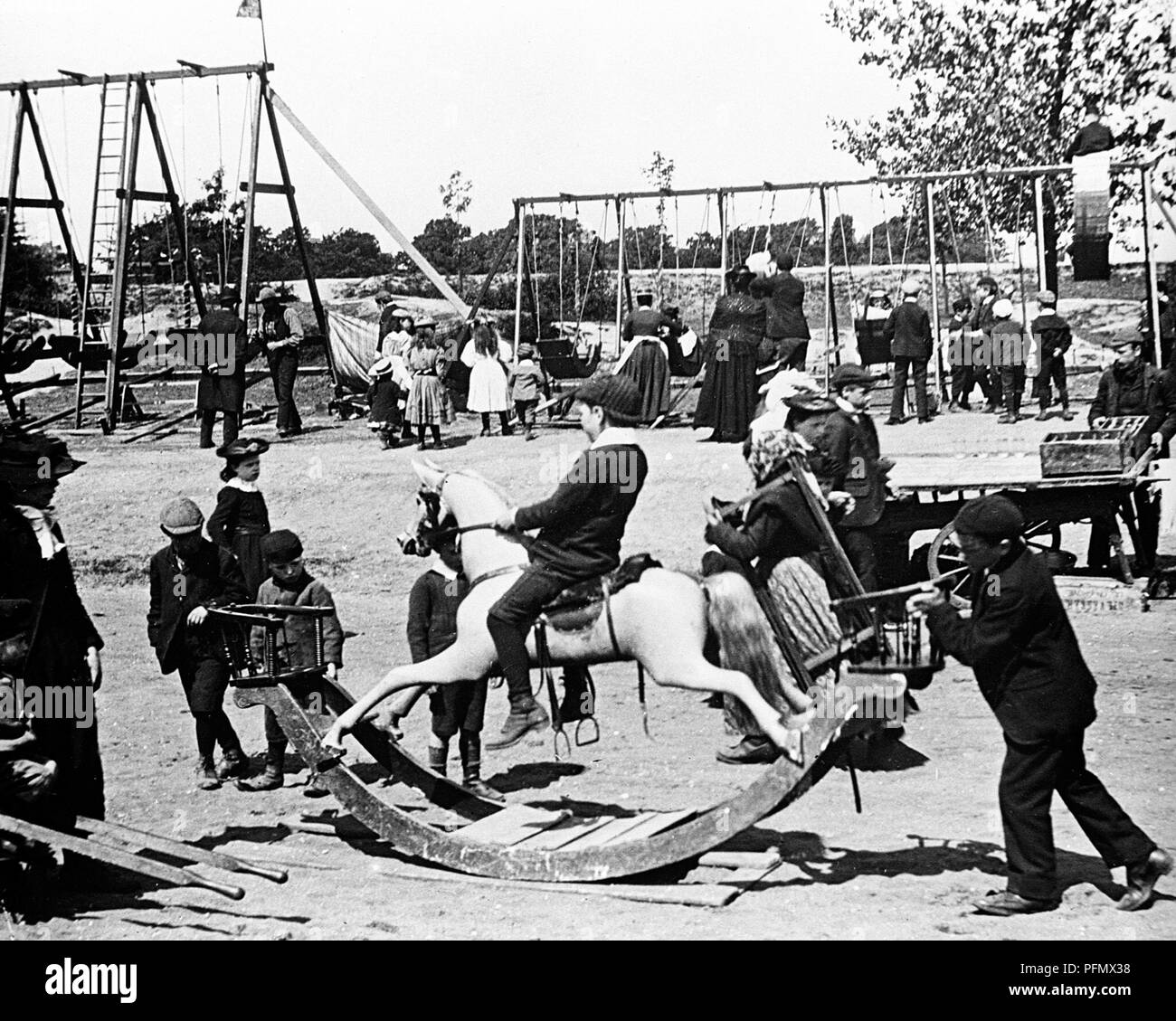 Vintage playground hi-res stock photography and images - Alamy
