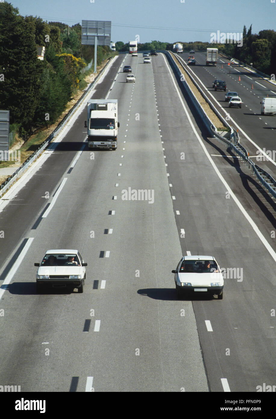 The a6 from Paris to Lyon Stock Photo - Alamy