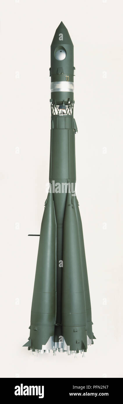 Vostok Rocket Model Flying