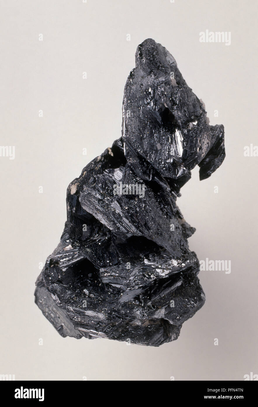 Polybasite crystals, close-up Stock Photo - Alamy