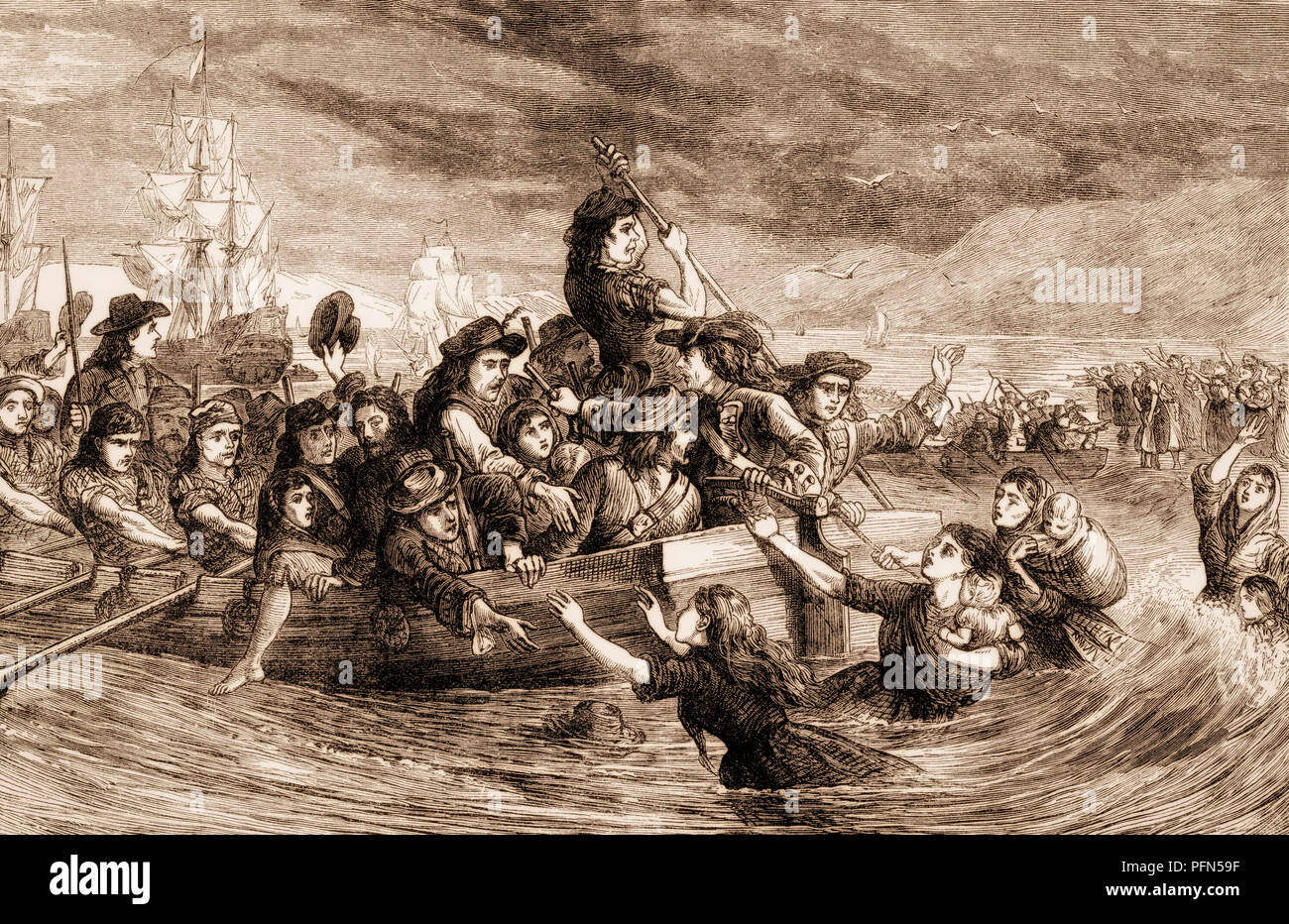 Jacobite army 1691 hi-res stock photography and images - Alamy