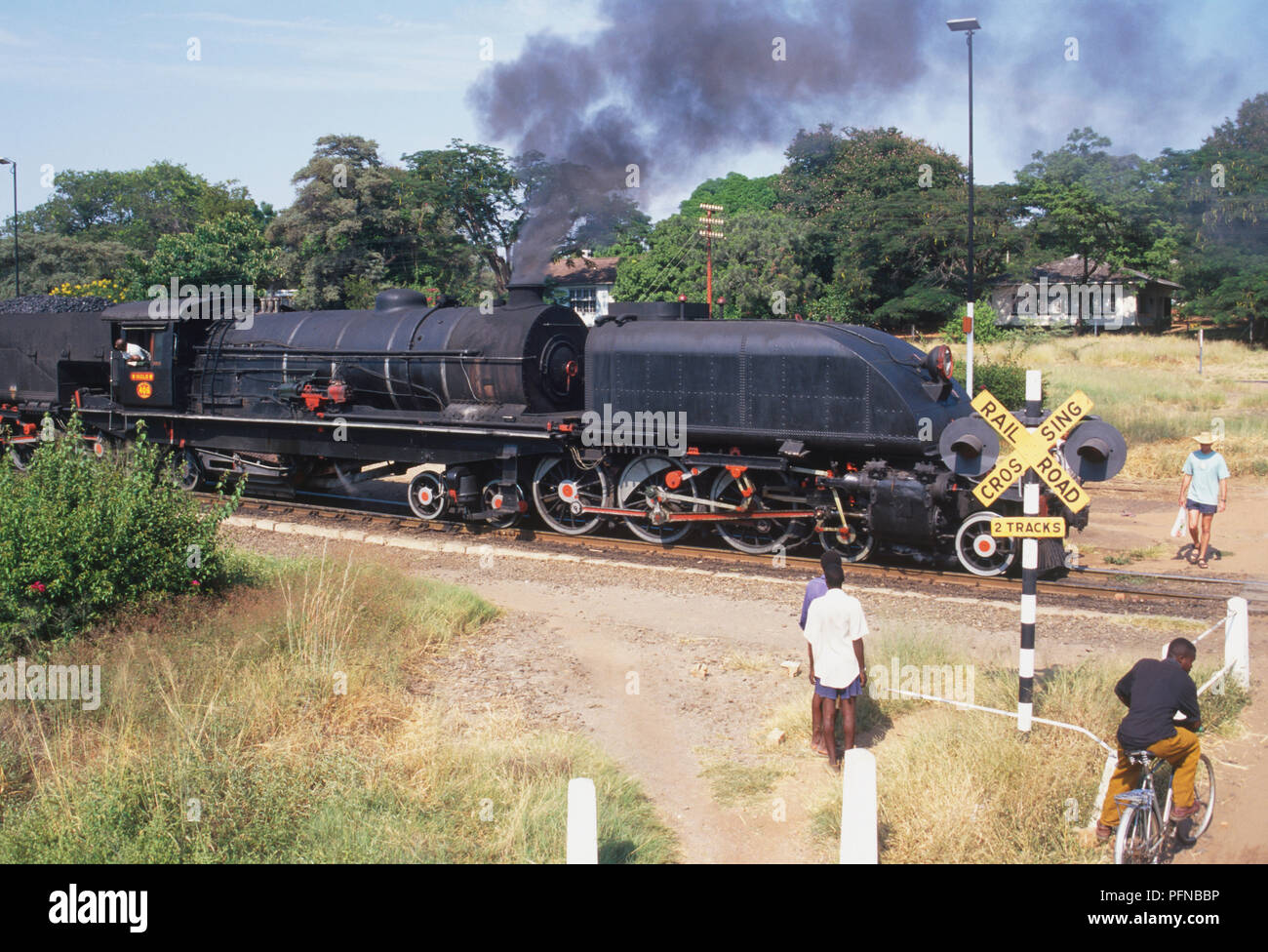 Side View Moving Steam Train High Resolution Stock Photography and ...