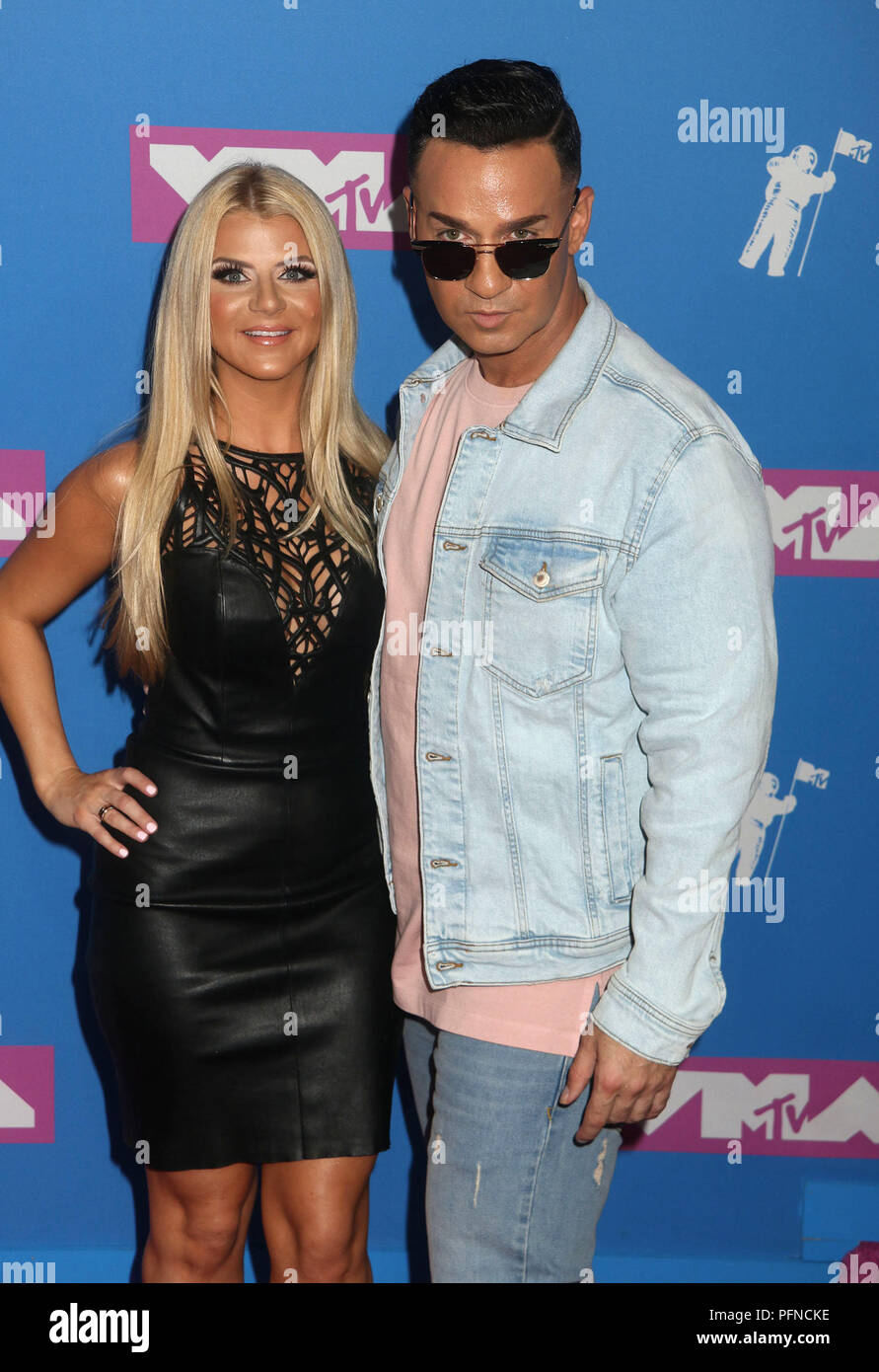 New York City, New York, USA. 20th Aug, 2018. LAUREN PESCE and MIKE ...