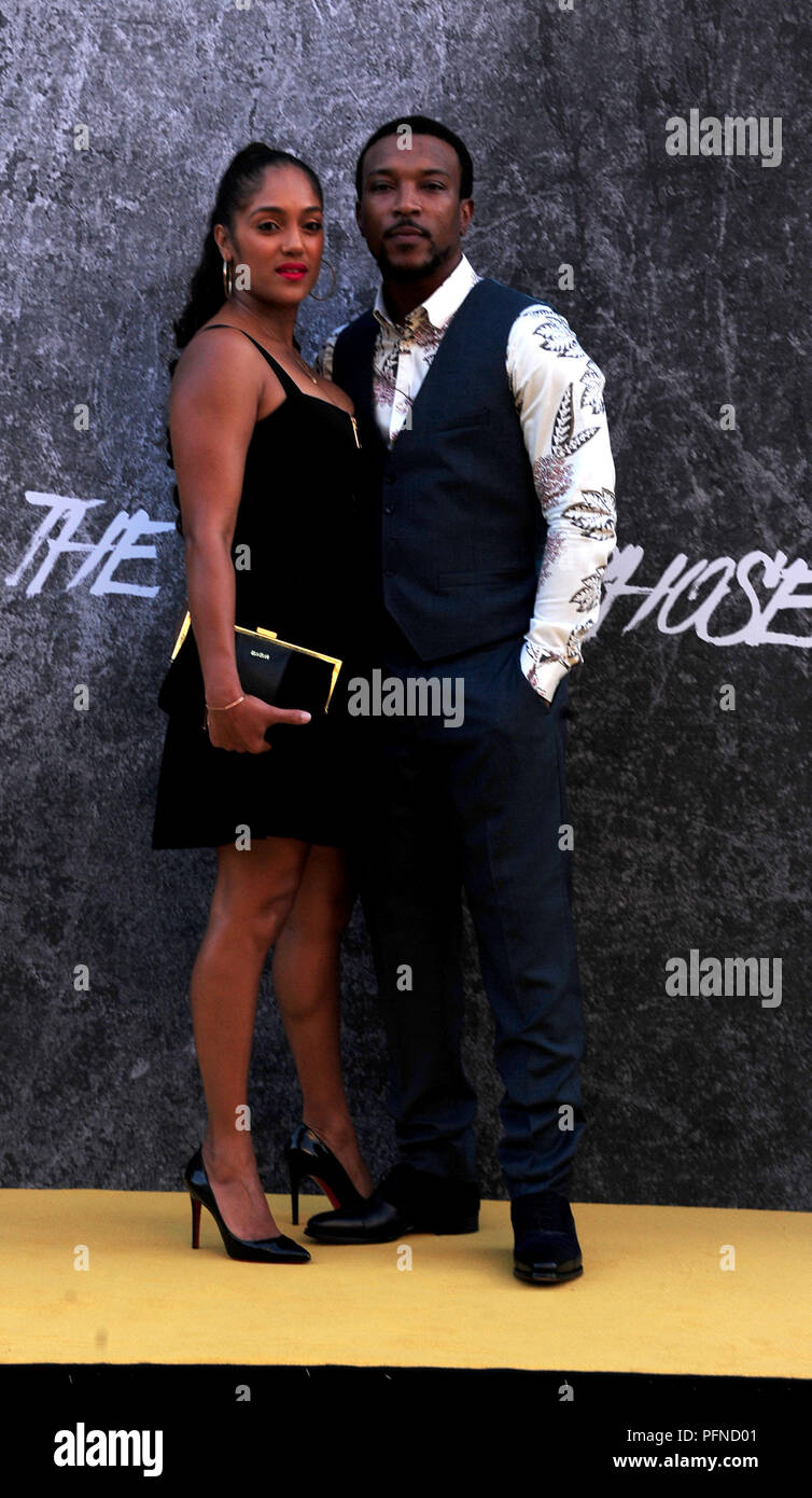 London, UK. 21st Aug, 2018. Ashley Walters & Danielle Isaie attending ...