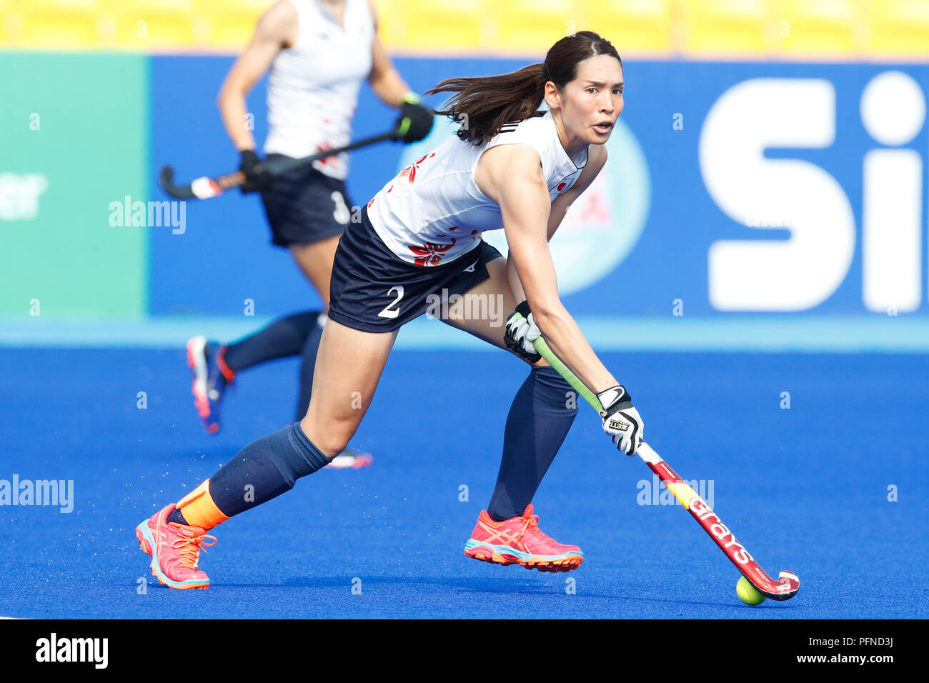 Jakarta, Indonesia. 21st Aug, 2018. Ä/Natsuki Naito (JPN) Hockey : Women's Group A match between ...